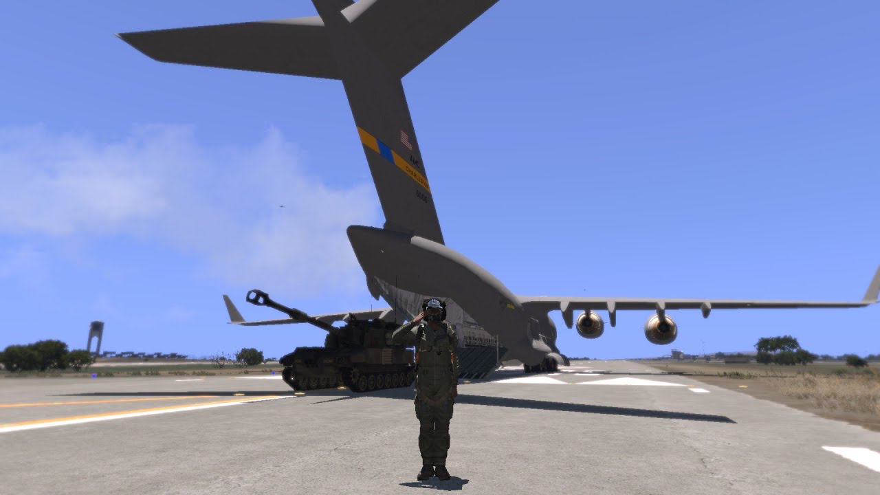 C-17 Globemaster - LAPES drop - Arma 3 - YouTube