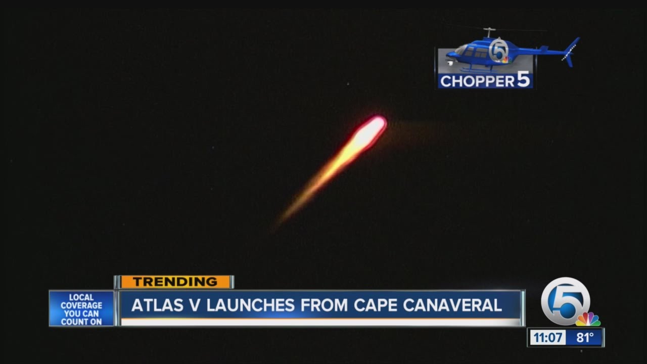Rocket launch lights up South Florida sky - YouTube