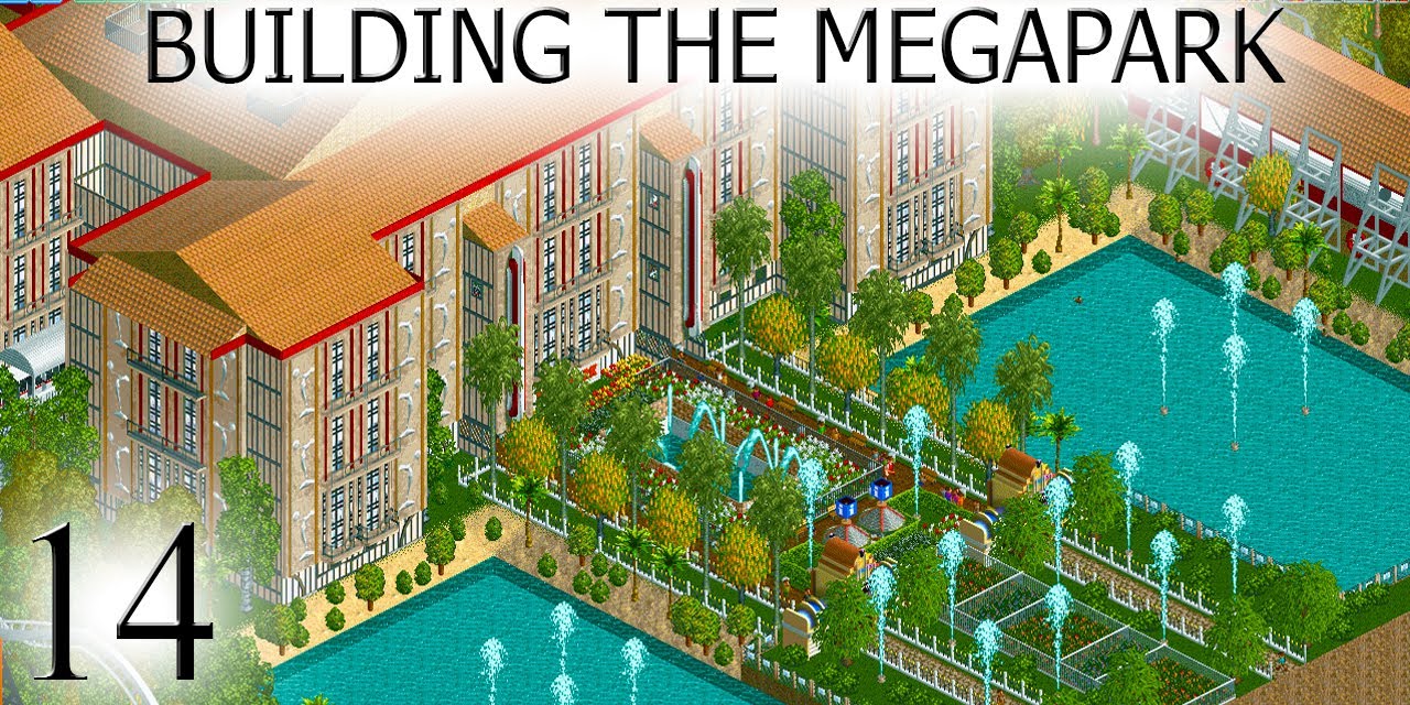 RCT2 Building the MegaPark [Part 14] "SEASON 2! Epic Entrance Timelapse ...