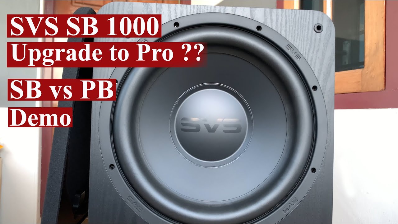 SVS SB 1000 Subwoofer Review, Demo. Sealed vs Ported - Advantages of ...