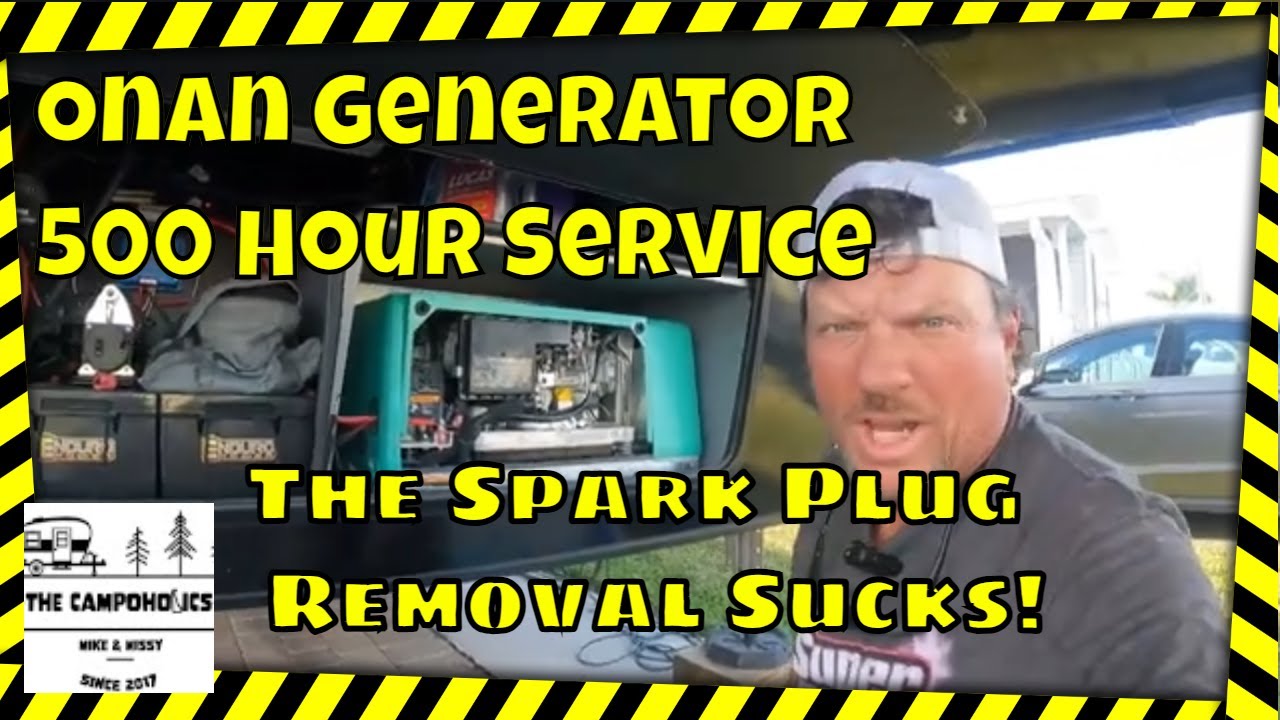 Onan Generator 500 Hour Service - A How To! - YouTube