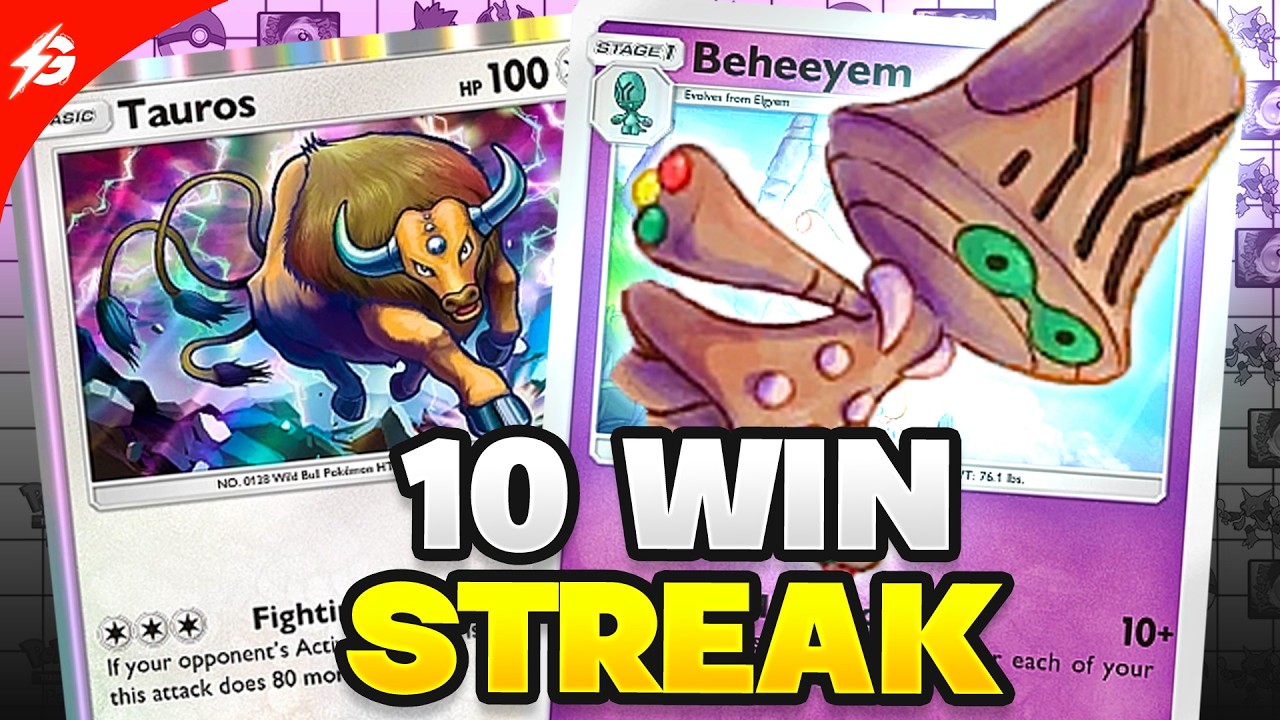 10 WIN STREAK with this INSANE Beheeyem Deck! (MUST TRY) Pokemon TCG ...