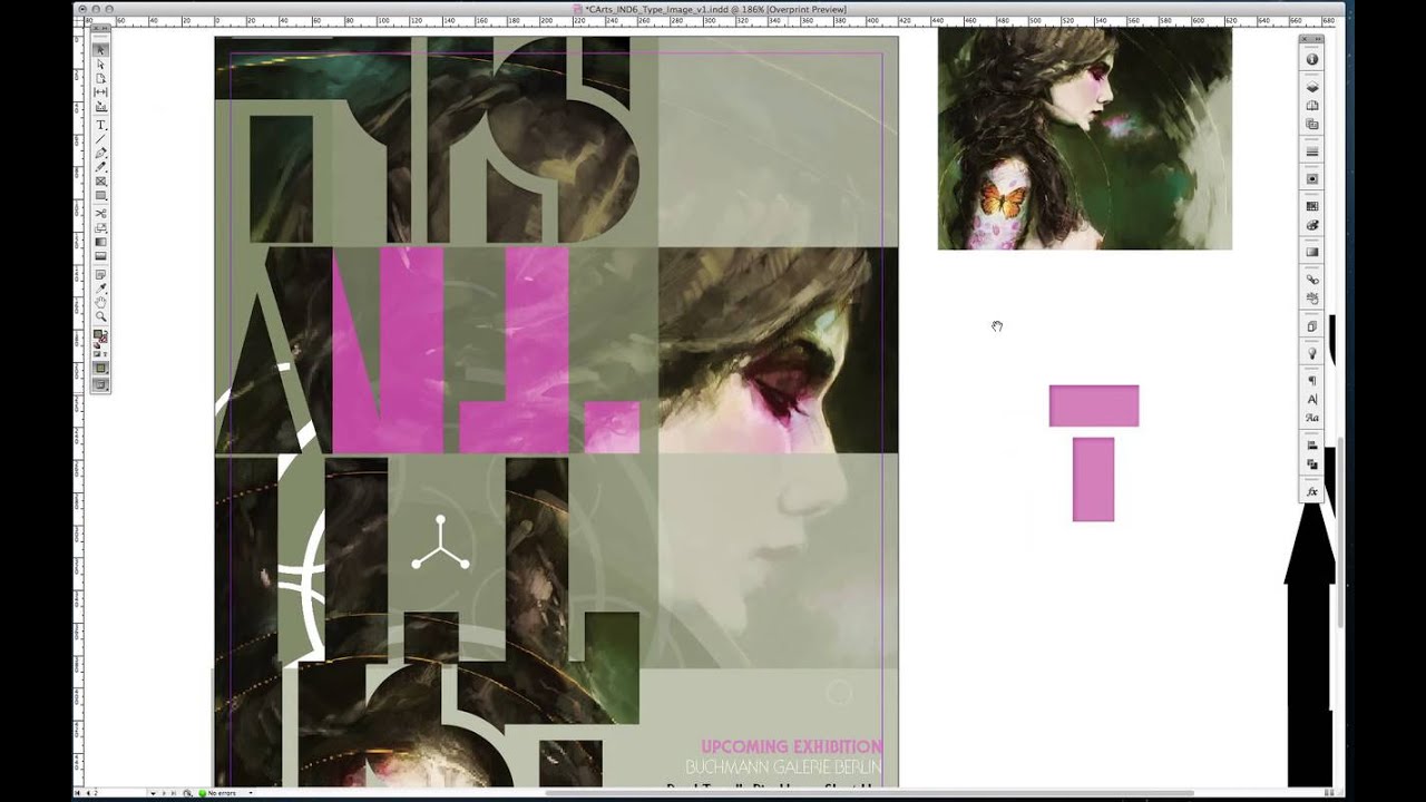 Quickly combine images and type in InDesign - YouTube