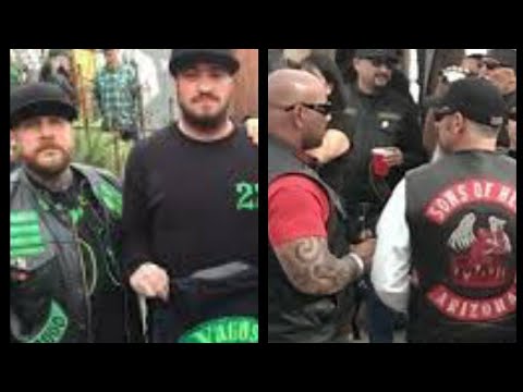 The shootout between the sons of hell and vagos mc - YouTube
