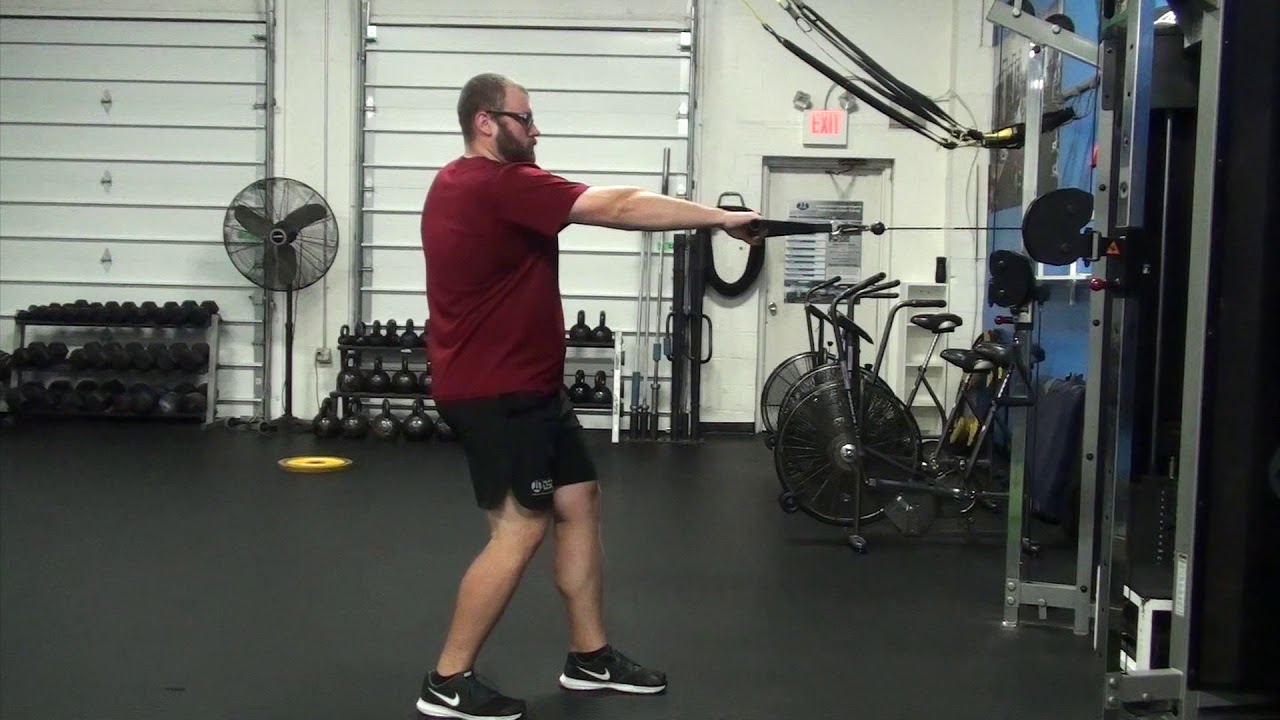Split Stance Cable Row - YouTube