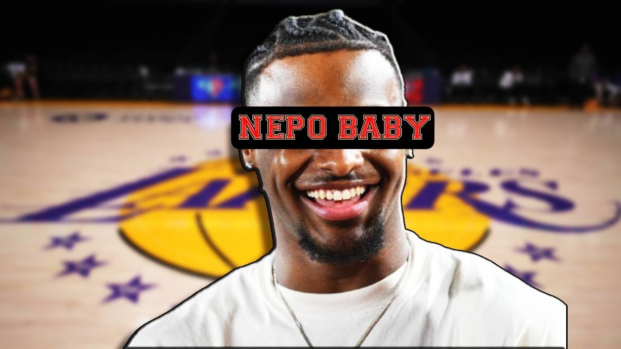 BRONNY JAMES IS A NEPO BABY - YouTube