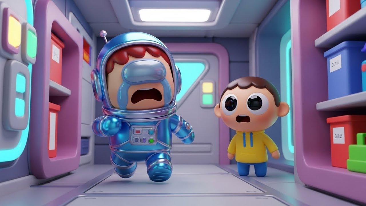 Among Us Crying Crewmate Got Locked in Storage 📦😭 | Funny Toddler Song ...