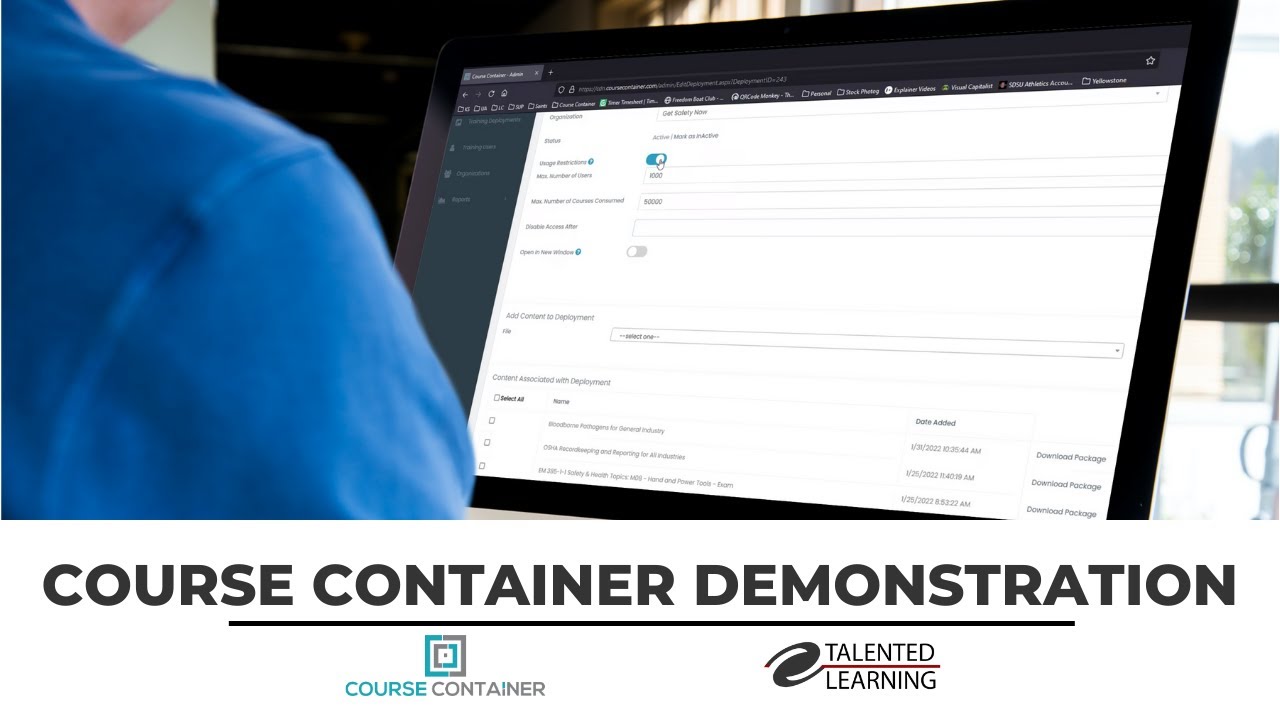 Course Container Demo - Remote Content Distribution System - Talented ...