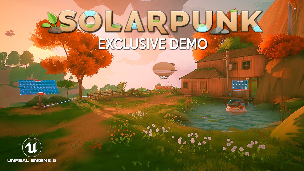 SOLARPUNK New Gameplay Demo | Co-op Eco Survival Game in Unreal Engine 5 coming in 2025 - YouTube