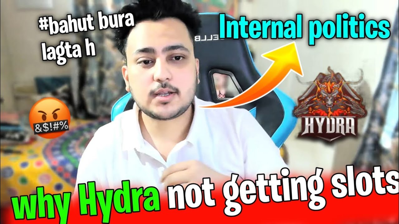 Hydra hrishav Explain why Hydra esports not getting slot in T1 scrims ...