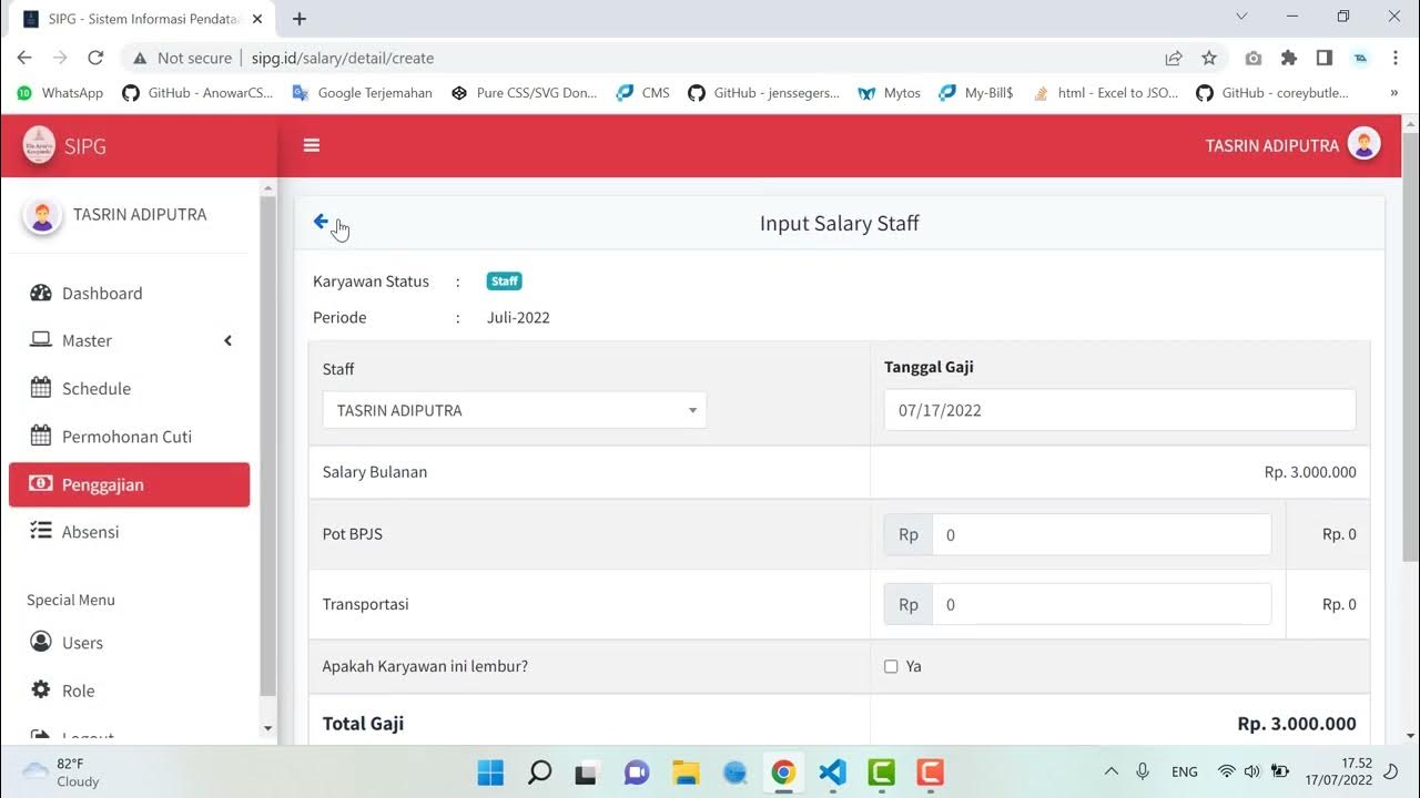 Aplikasi Absensi dan Gaji Karyawan dengan PHP Laravel 7 - YouTube