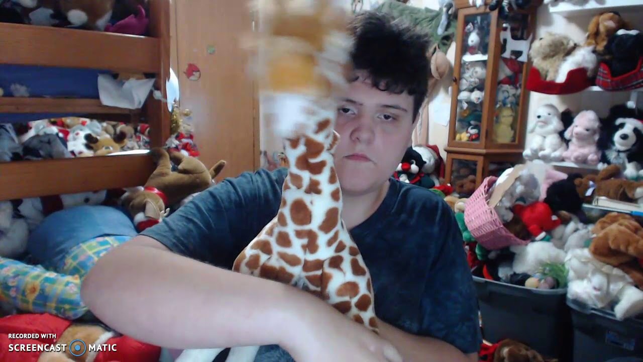 pbc international animal crackers giraffe low batteries - YouTube