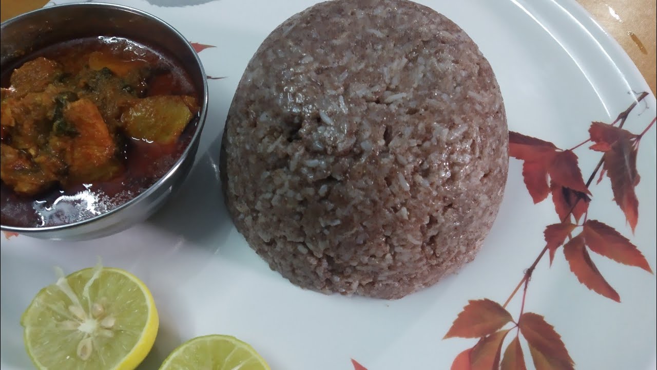 Ragi Sangati Recipe with chicken Curry | Ragi Mudde | Ragi Ball Recipe ...