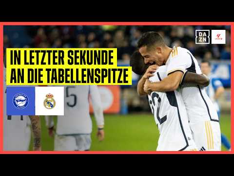 In Unterzahl doch an die Tabellenspitze: Deportivo Alaves - Real Madrid 0:1 | LaLiga | DAZN