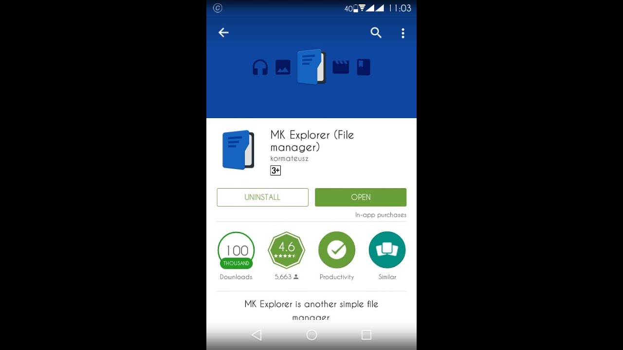 File Explorer| MK File explorer | best android file manager app - YouTube