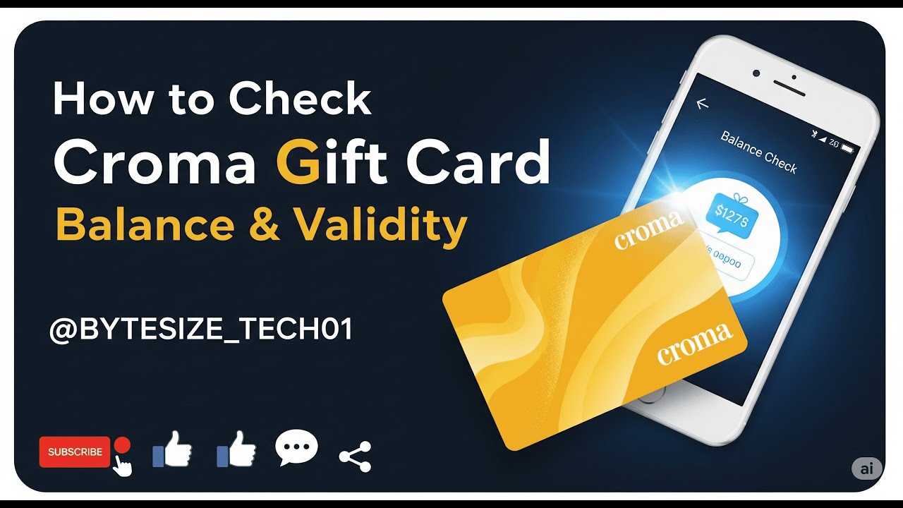 💳🔥 CROMA GIFT CARD Balance & Validity Check KA ASLI TAREEKA!💰 # ...