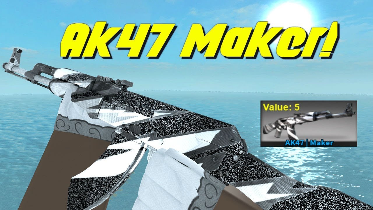 Ak47 Maker Gameplay! (Counter Blox) - YouTube