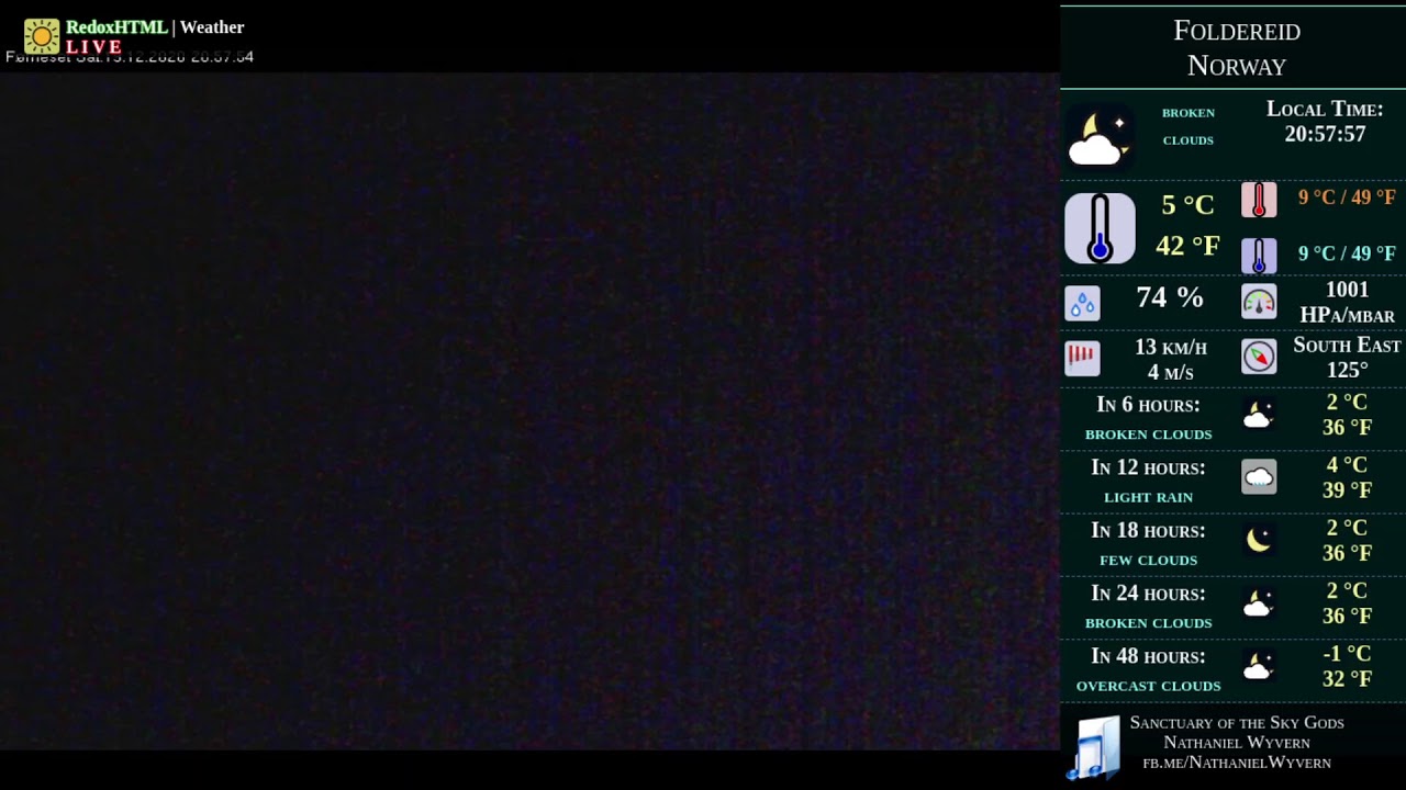 60 Live cameras and weather around the World 19/12/2020 [FullHD Stream ...