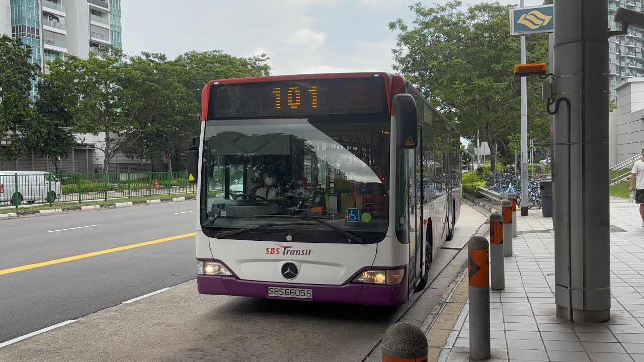 SBS Transit Mercedes-Benz O530 Citaro (Batch 2) SBS6605S on Service 101 ...
