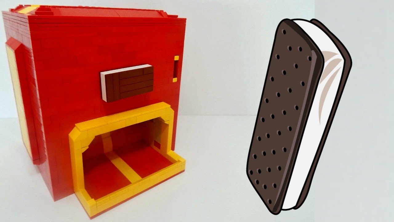 LEGO Ice Cream Sandwich Machine - YouTube