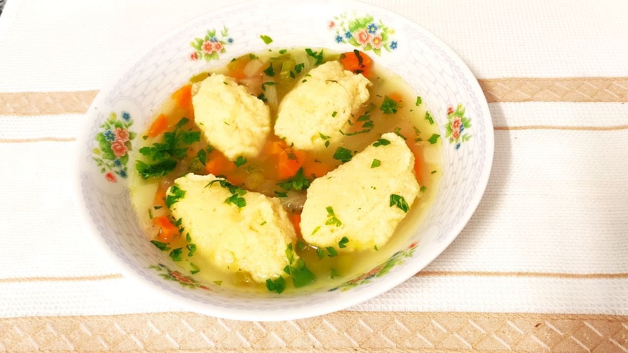 Galuste de gris pentru supa, fragede si pufoase / Reteta foarte usoara ...