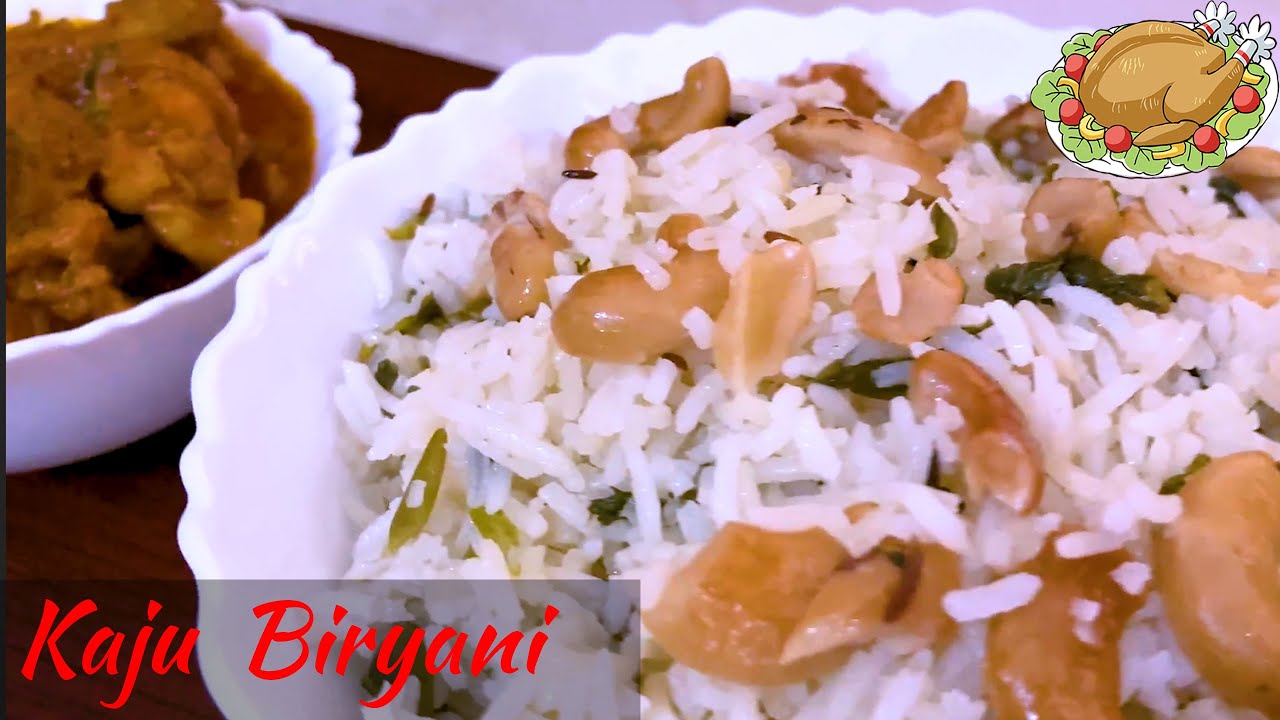 Kaju Biryani Recipe Restaurant Style | Hyderabadi Kaju Biryani Recipe ...