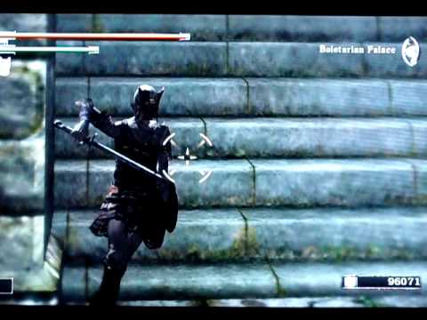 Demon's Souls - crazy dregling chilling on the stairs - YouTube