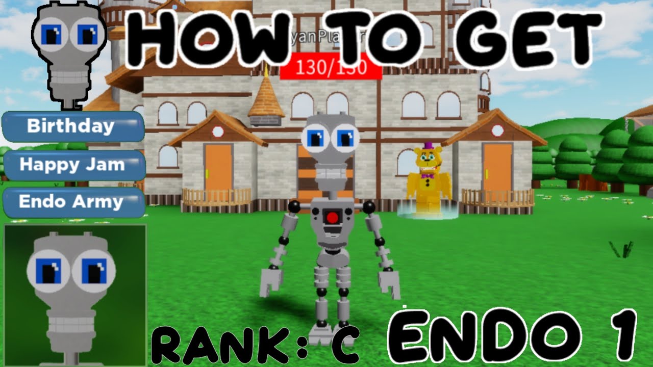 How to get Endo 1 In Fnaf World Multiplayer 2 - YouTube