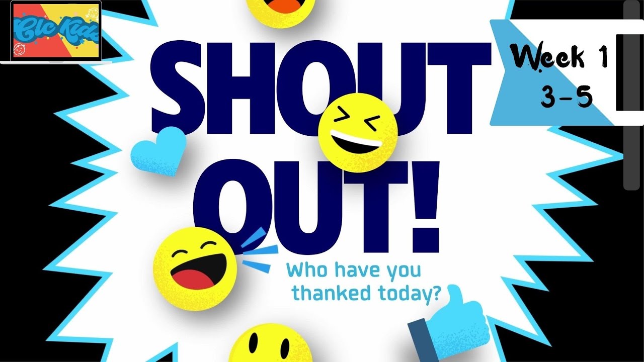 CLC KIDS Grades 3-5 November 5 | Shout Out: Week 1 - YouTube