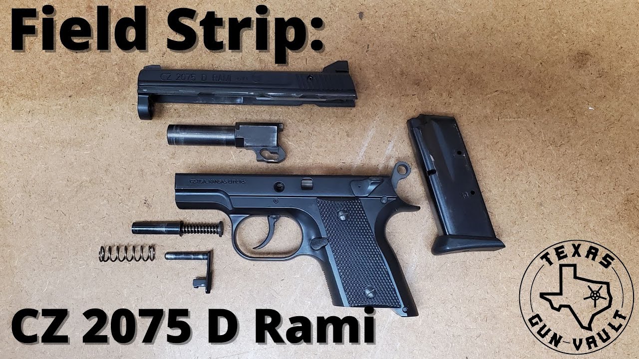 Field Strip: CZ 2075 D Rami (Subcompact version of the CZ 75) - YouTube