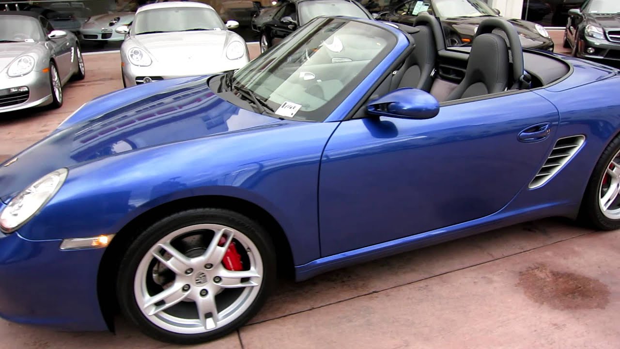 2007 Porsche Boxster S in Cobalt Blue Metallic - YouTube
