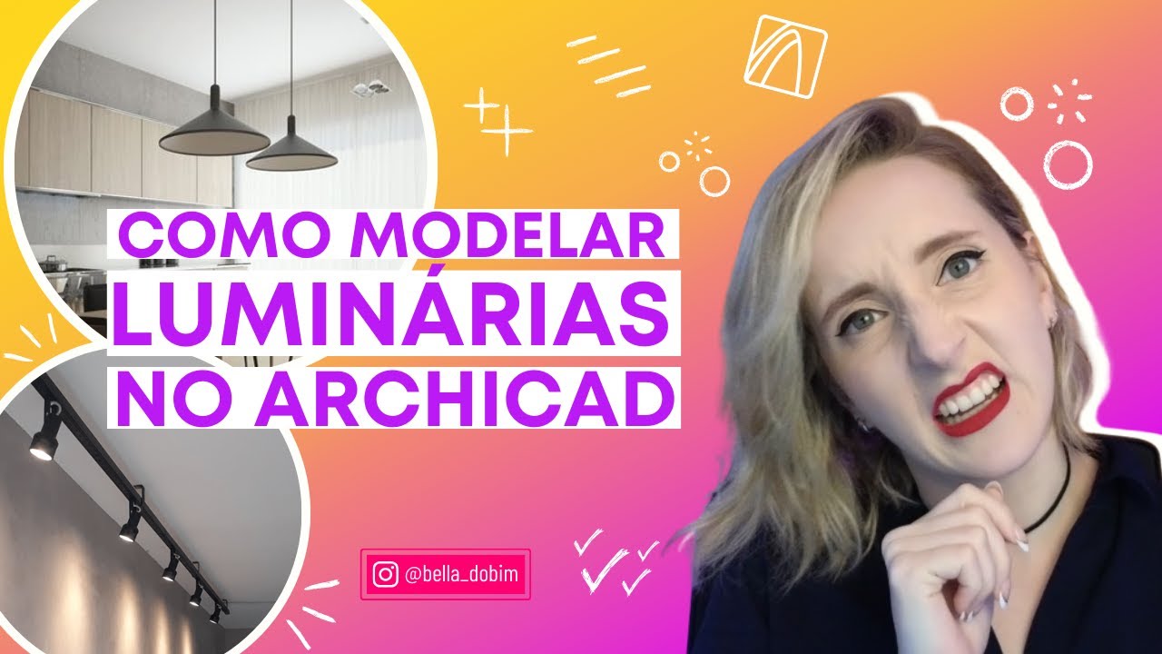 COMO INSERIR LUMINÁRIAS NO ARCHICAD | Aula 18 - Archicad para ...