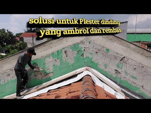 cara mengatasi dinding rembas - YouTube