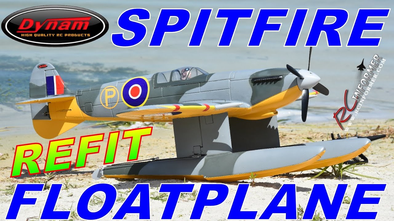 Dynam Spitfire MK.VB Floatplane 1200mm Ventral Fin RE-FIT & UPGRADE By ...