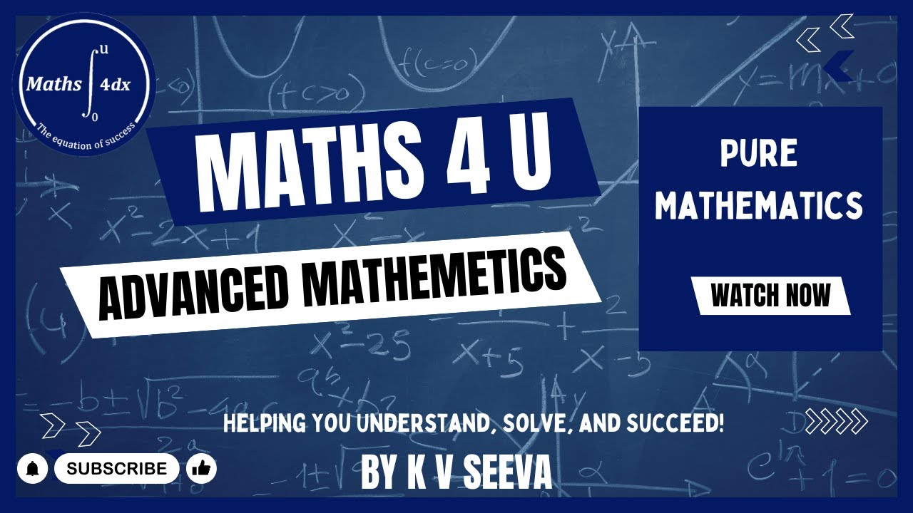 Past UK OCR A/L question on Pure Mathematics. - YouTube