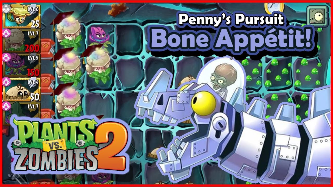 Plants vs. Zombies 2, Penny’s Pursuit, Bone Appetit! (#38) - YouTube