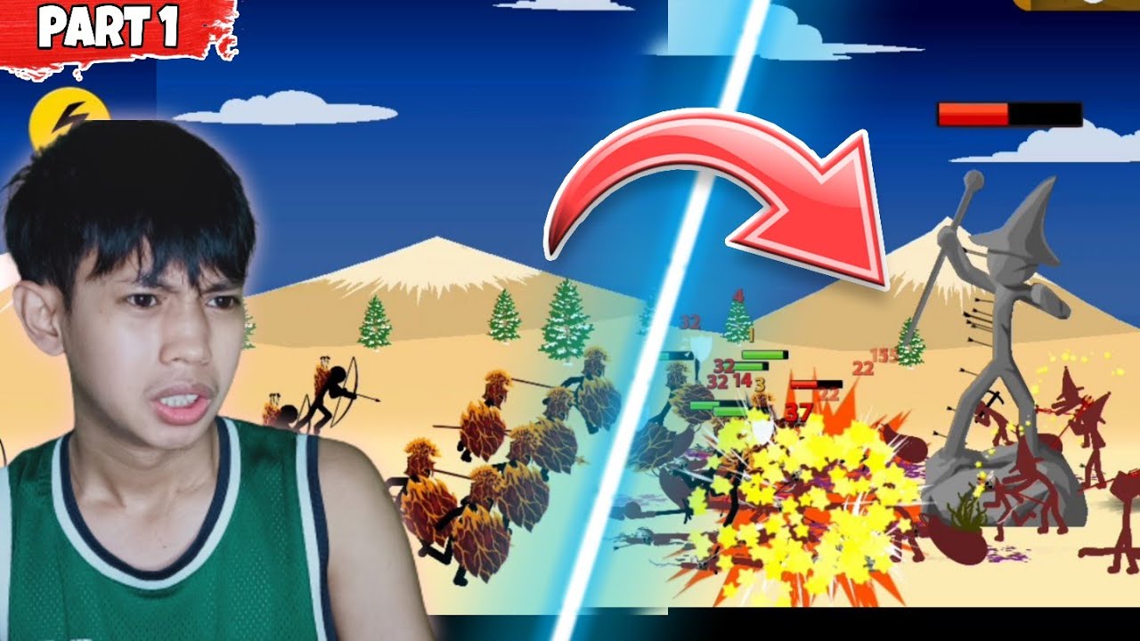 MEET THE SPARTANS vs WIZARD!! (stickwars legacy) part1 - YouTube