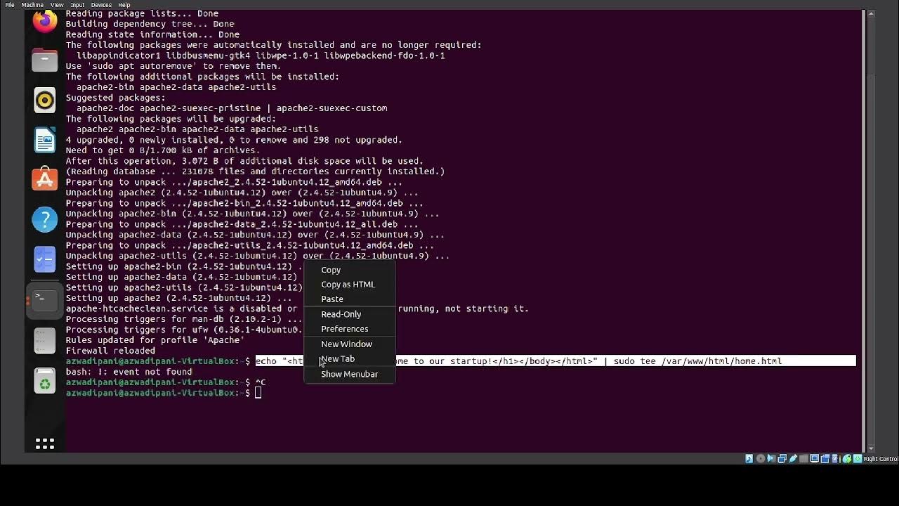 Tugas 6 Web Server Installation - YouTube