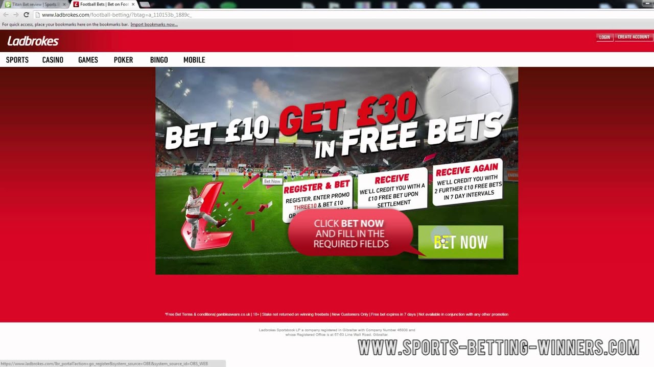 Ladbrokes Sign-up Tutorial by Sports-Betting-Winners.com - YouTube