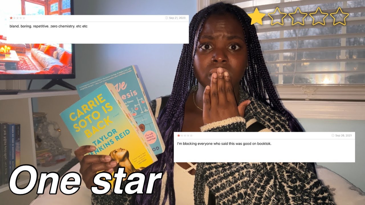 reading 1 star reviews on my favorite books | bookmas day 1 - YouTube