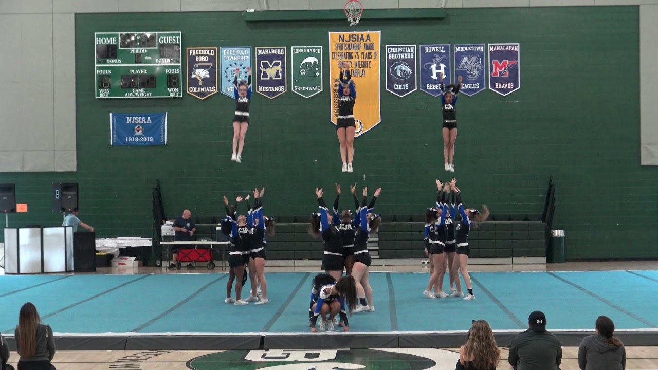 CJA Outlaws - Level 2 Senior - Cheer All About It - YouTube