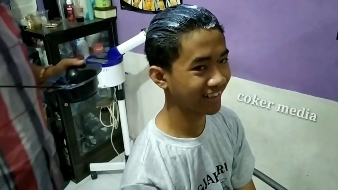 Tutorial cara meluruskan rambut pake matrix - YouTube