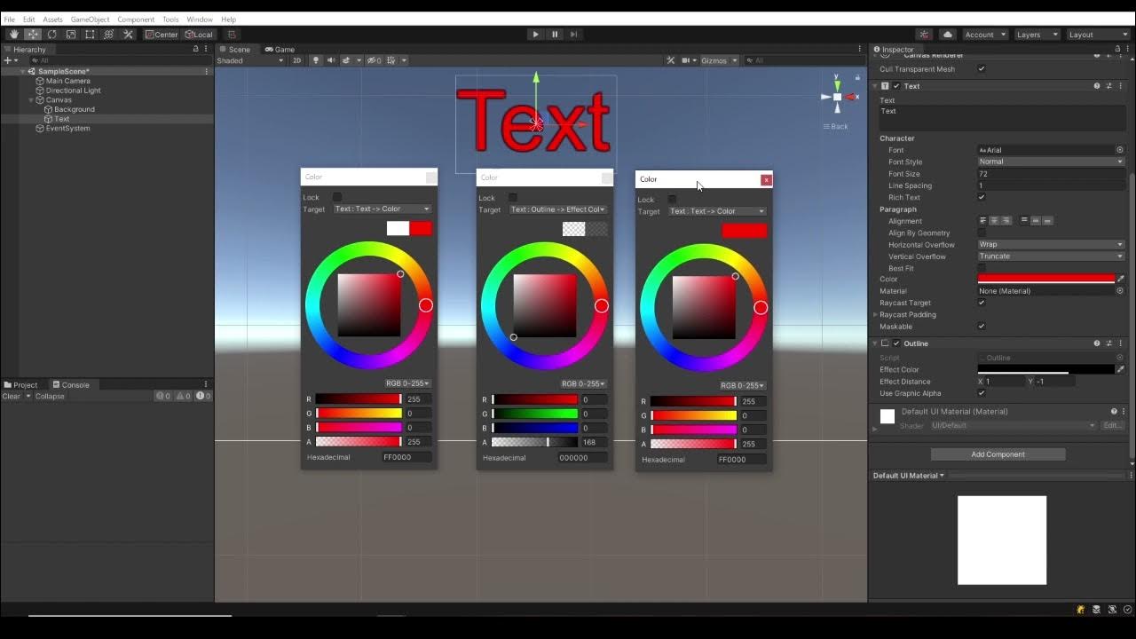 Unity Multiple Color Picker - YouTube