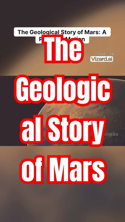The Geological Story of Mars A Planet in Motion - YouTube