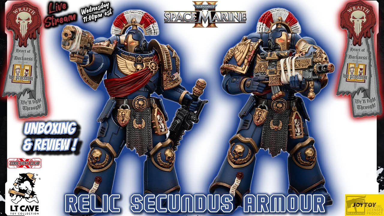 ⚔️ Relic Secundus Armour! JOYTOY Warhammer 40K Space Marine 2 LIVE ...