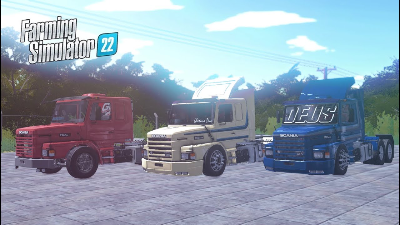 LIBERADO Mod do SCANIA 112 113 BR Farming Simulator 22 - YouTube