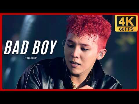 [4K 60FPS] G-DRAGON - BAD BOY @ ONE OF A KIND 3D 2013 1st WORLD TOUR