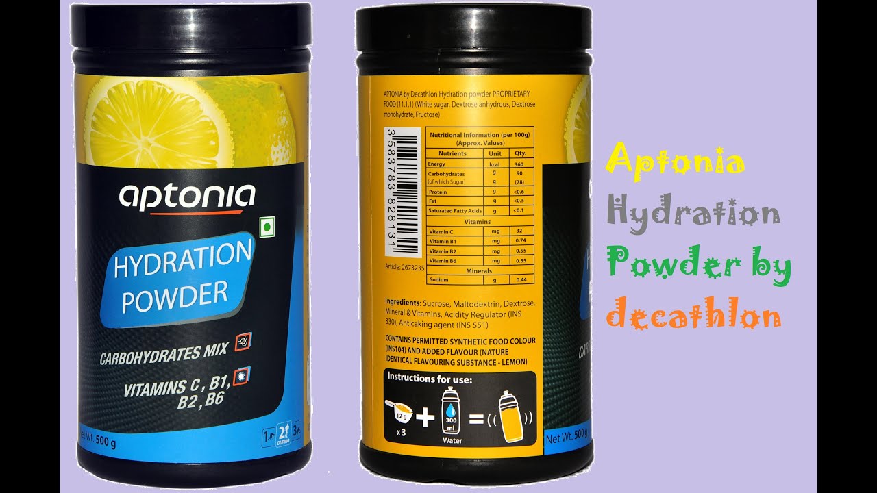 Aptonia Hydration Powder by decathlon Hydrate during and after sport ...