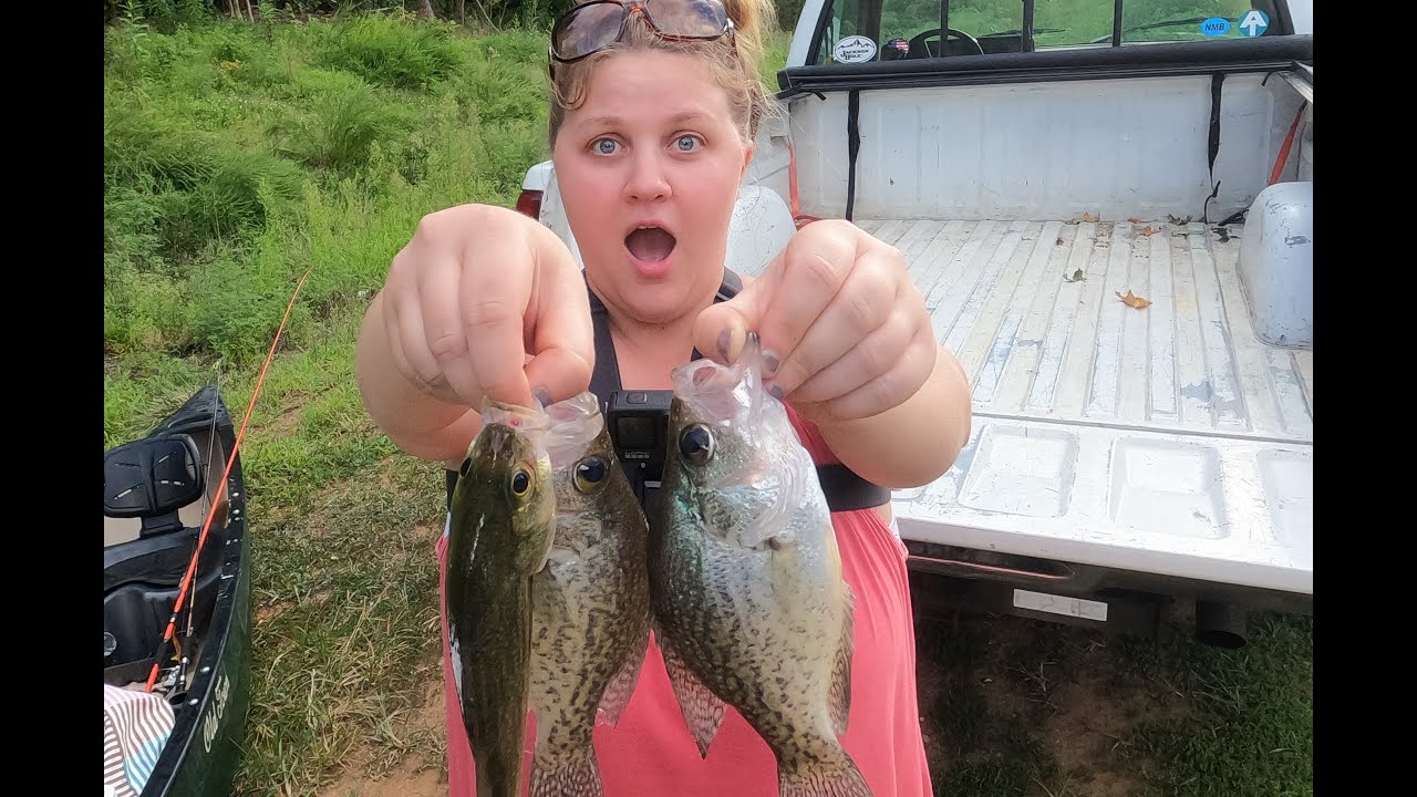 Multi-Species Jig FISHING on a local creek (catch & cook) - YouTube
