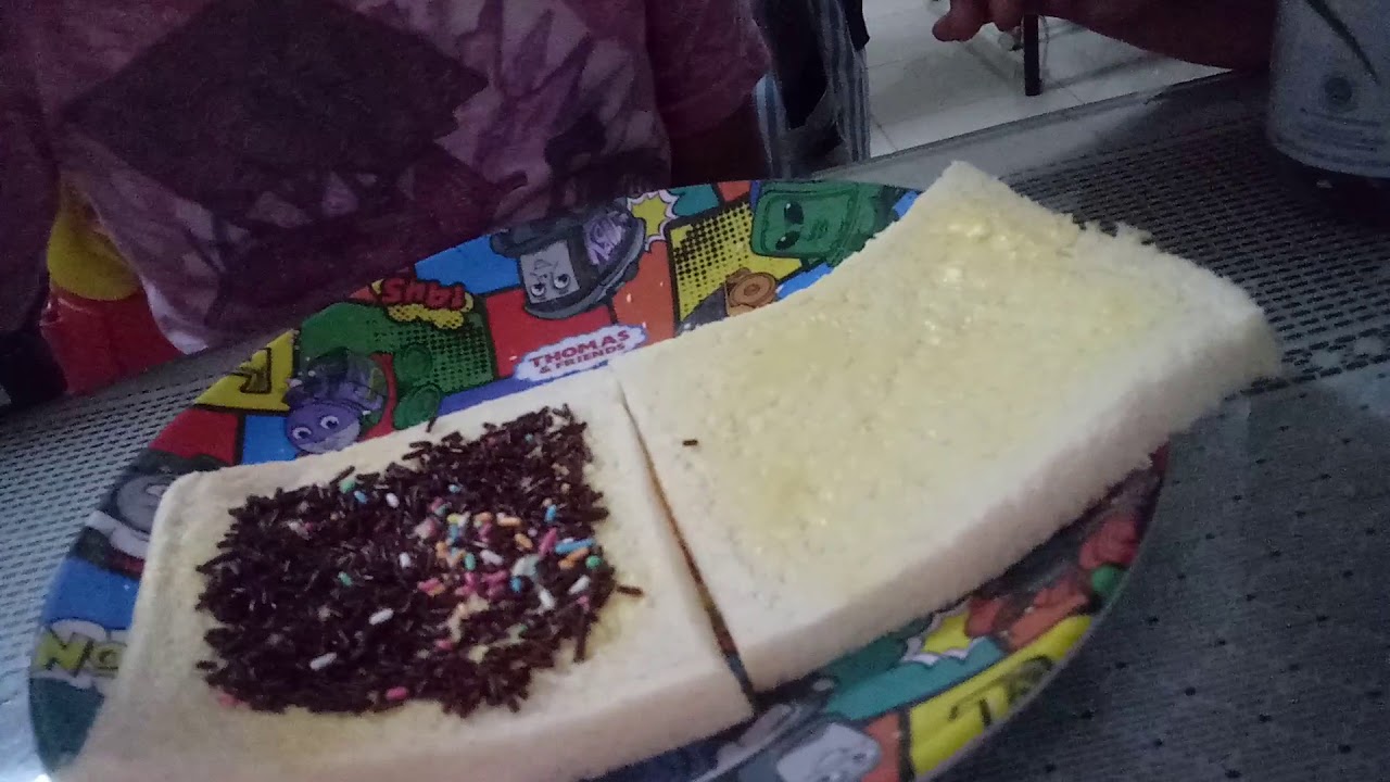 Joa Make Panda Chocolate Sandwich Roti Panda - YouTube
